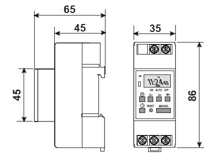 PROGRAMATOR ORAR ZILNIC SAPTAM. W04 C - CALOR
